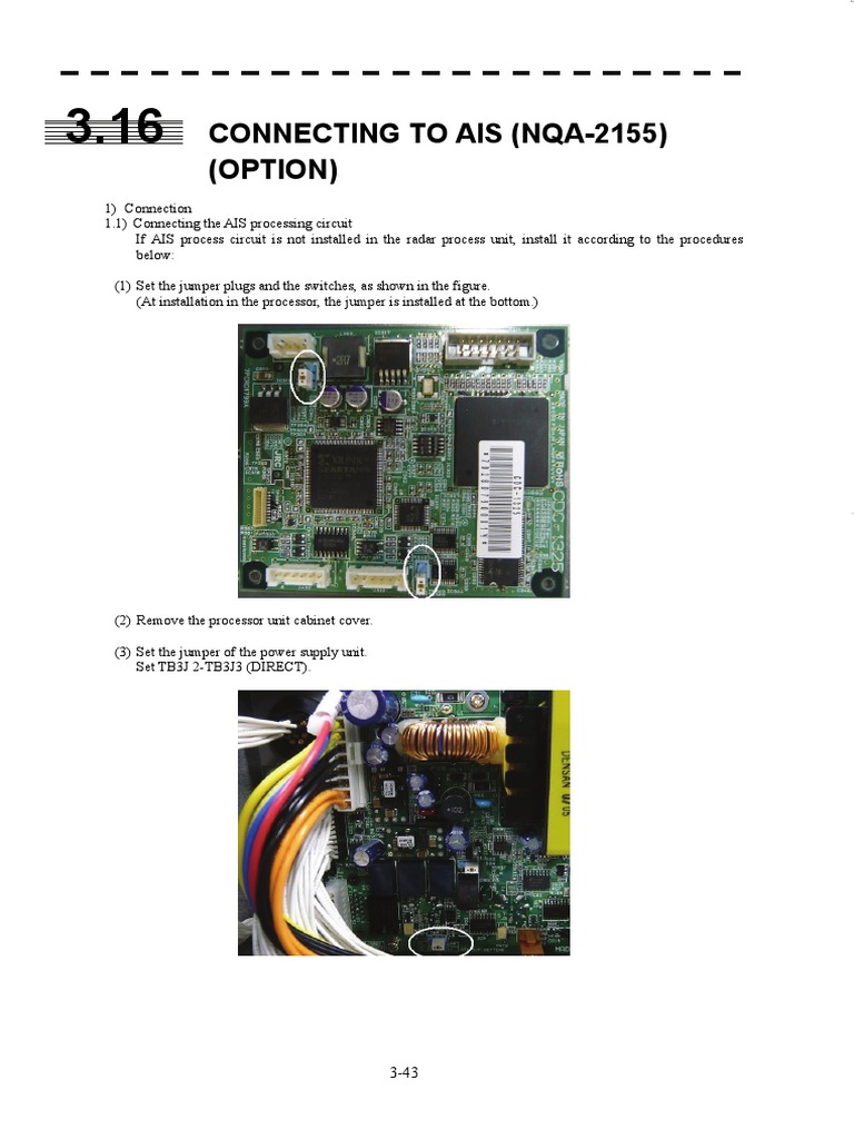 Ais Connection Procedure | PDF | Electrical Connector | Telecommunications