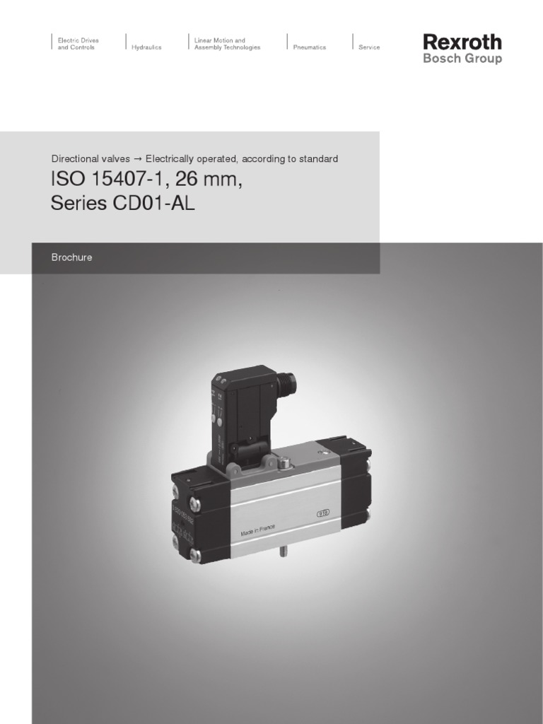 Rexroth - DCV | Download Free PDF | Valve | Direct Current