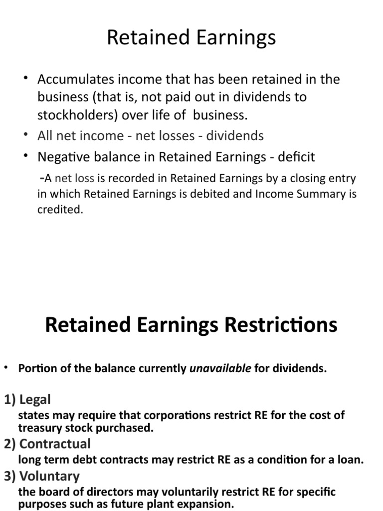 Understanding Retained Earnings | PDF | Retained Earnings | Corporations