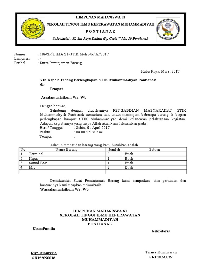 106-SURAT PERLENGKAPAN Pengabdian Masyarakat | PDF