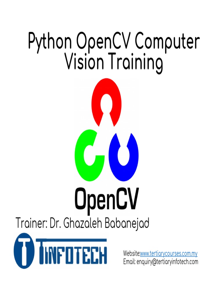 Python OpenCV Computer Vision Training PDF | PDF | Image Segmentation ...