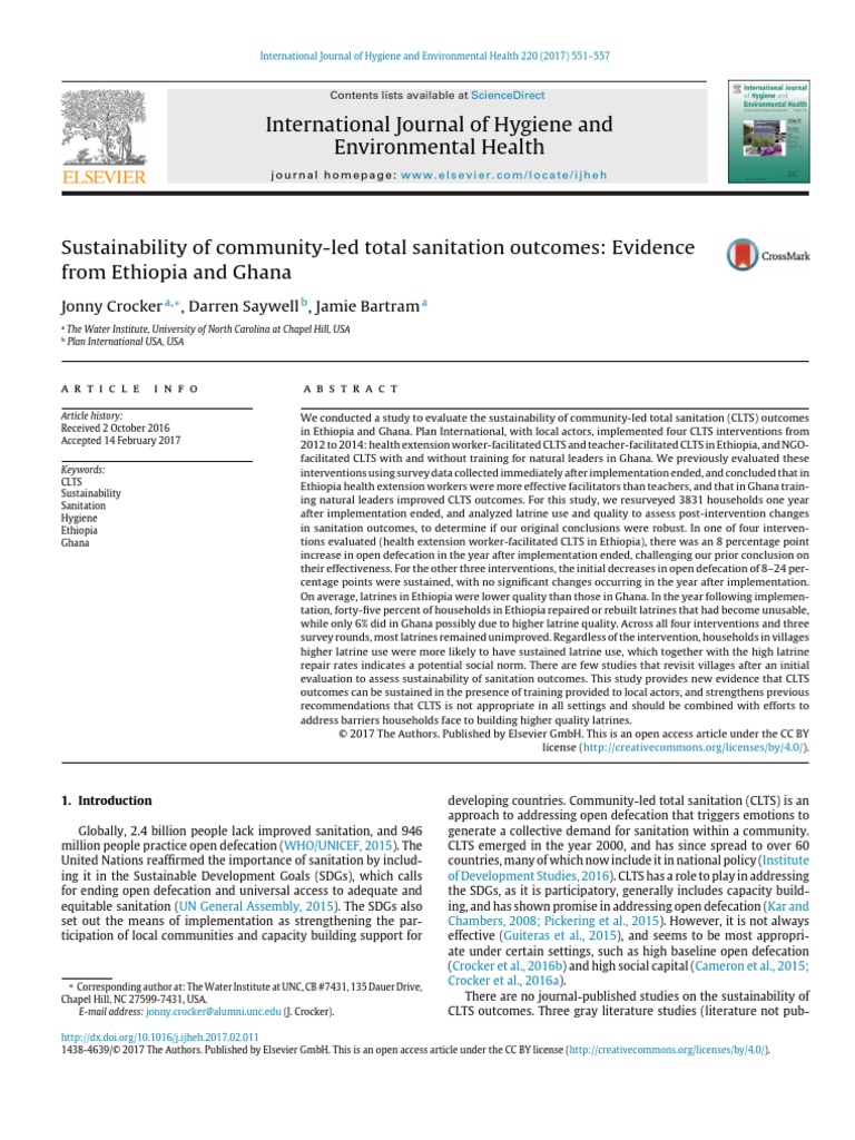 International Journal of Hygiene and Environmental Health: Jonny ...