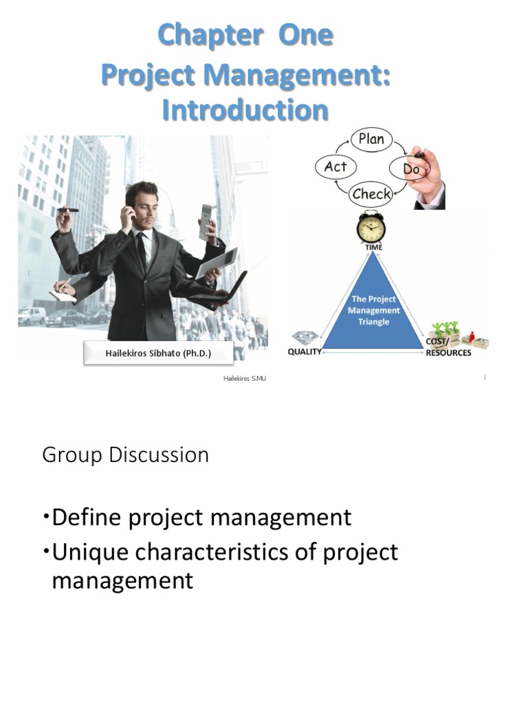 Chapter1 Project Mangement Introduction | PDF | Project Management ...