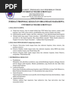 Template Proposal Kegiatan | PDF