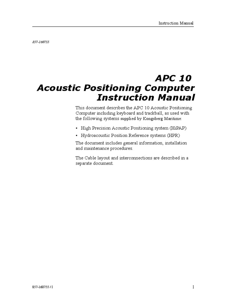APC 10 Instruction Manual PDF | PDF | High Voltage | Electrical Connector