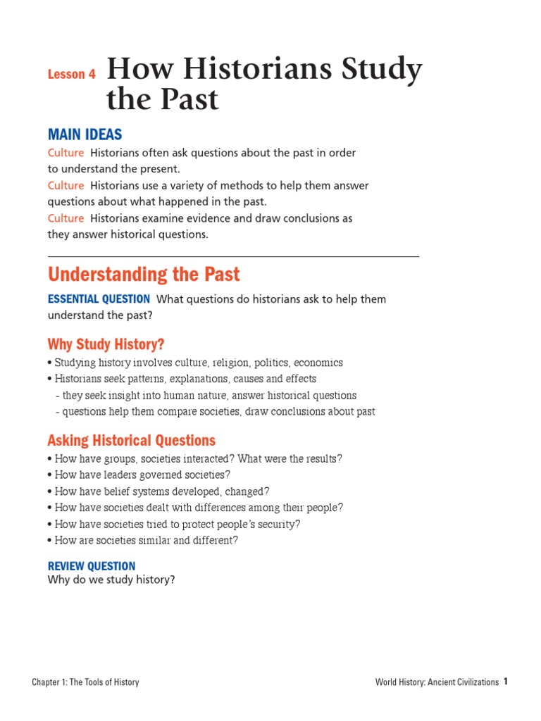 (l4) How Historian Study The Past | PDF | Historian | Primary Sources