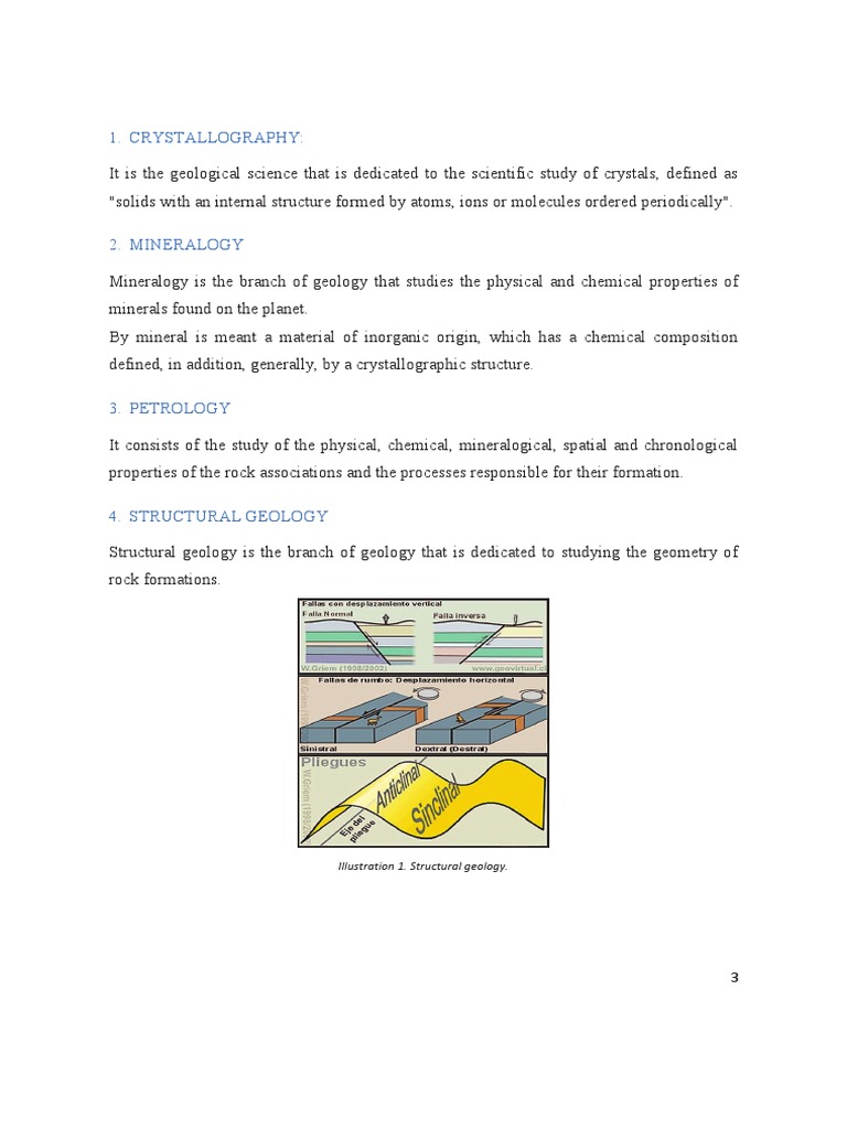 Crystallography:: Illustration 1. Structural Geology | PDF