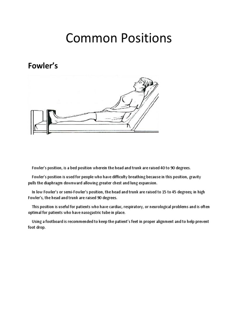 Patient Positions | Download Free PDF | Lung | Anatomical Terms Of Motion