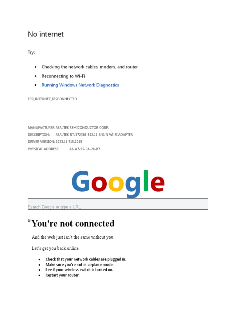Network Troubleshooting Guide | PDF | Computers