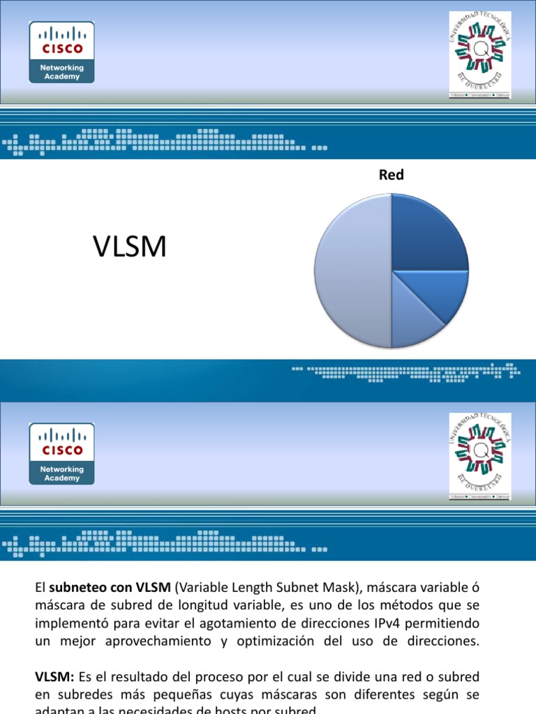 VLSM | PDF | Protocolos de comunicaciones | Internet