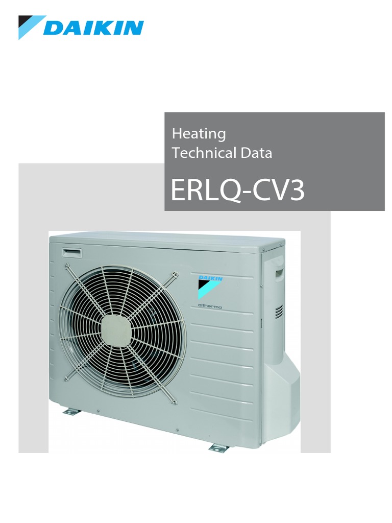 Erlq-Cv3 Eeden16 Data Books en | PDF | Hvac | Heat Pump