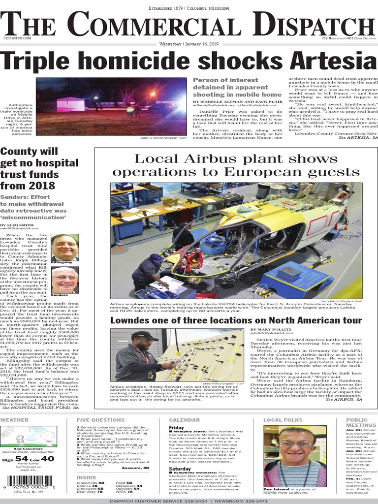 Commercial Dispatch Eedition 1-16-19 | PDF | News | Netflix