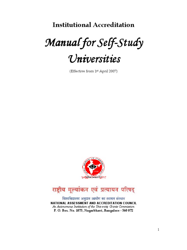 Naac - Self Study | PDF | Curriculum | Teachers
