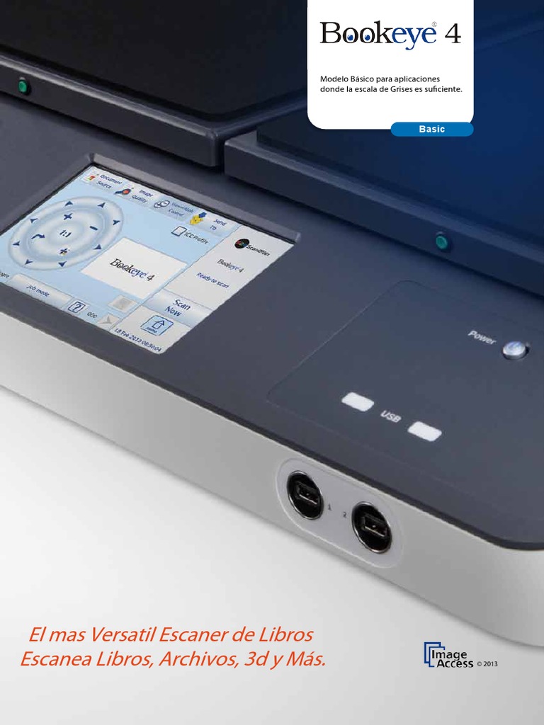 Bookeye 4 Basic | PDF | Escáner de imagen | Tecnología de información y ...