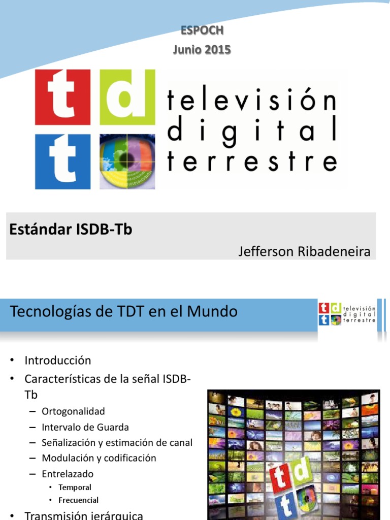 Curso TDT ESPOCH ISDB TB PDF | PDF | Radio definida por software ...