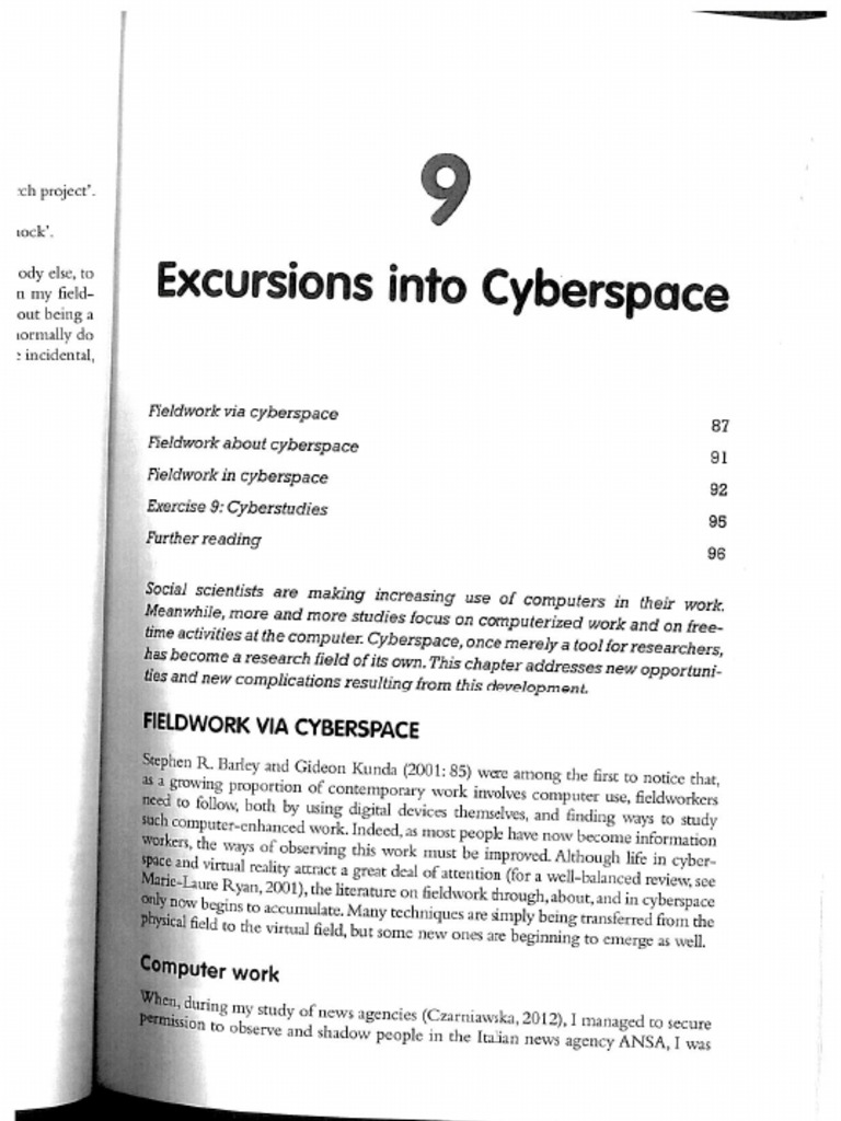 Social Science Research: From Field To Desk - 9 | PDF