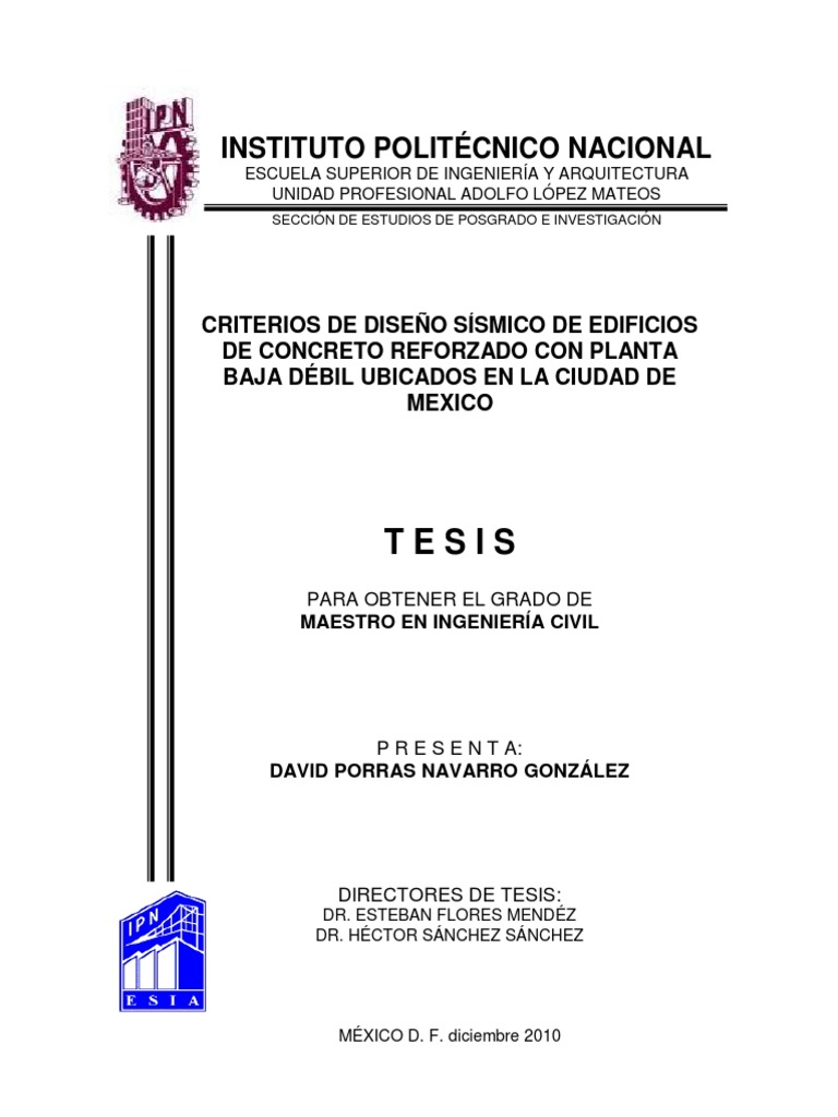 Diseño sísmico de planta baja débil | PDF | Rigidez | Hormigón