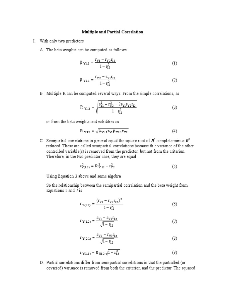 Multr | PDF | Correlation And Dependence | Econometrics