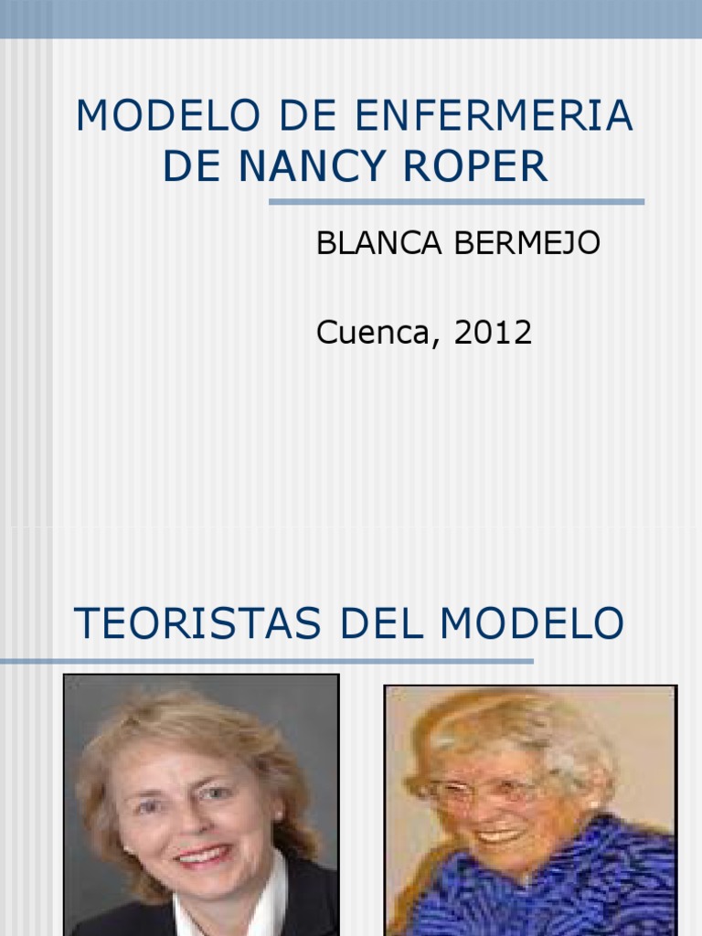 Nancyroper 12 | PDF | Enfermería | Homo Sapiens