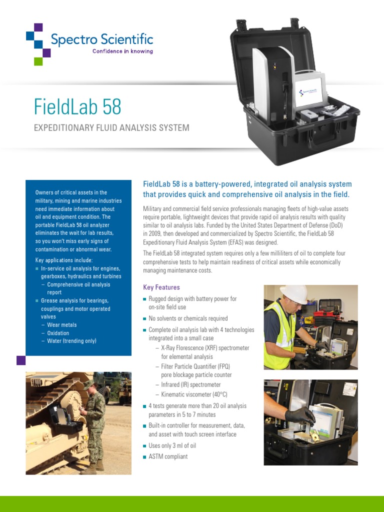 Datasheet FieldLab 58 | PDF | Viscosity | Lubricant