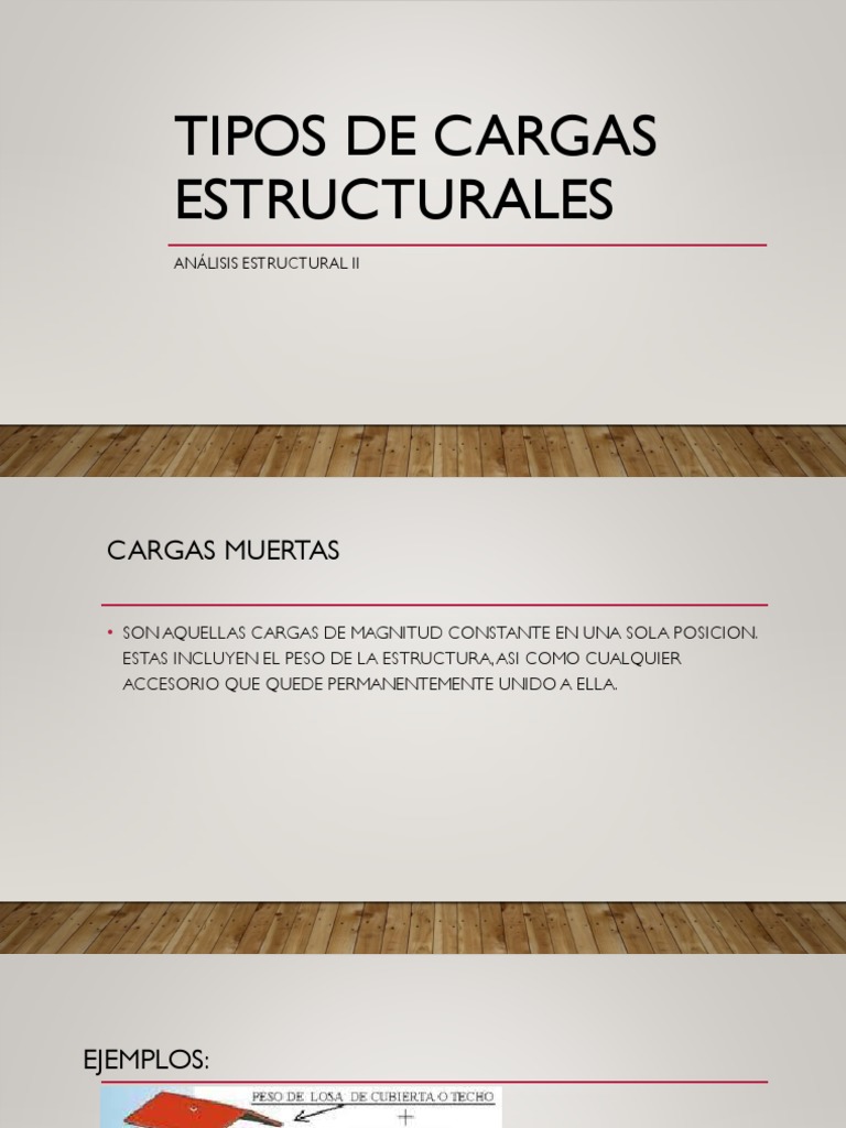 Tipos de Cargas Estructurales | PDF