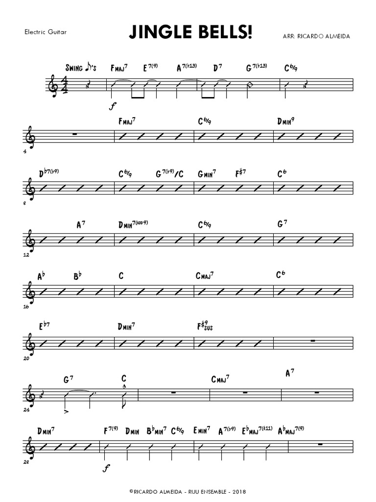 Jingle Bells - Electric Guitar | PDF