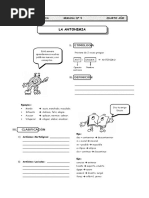 100 Ejemplos de Palabras Con An, En, In, On, Un | PDF