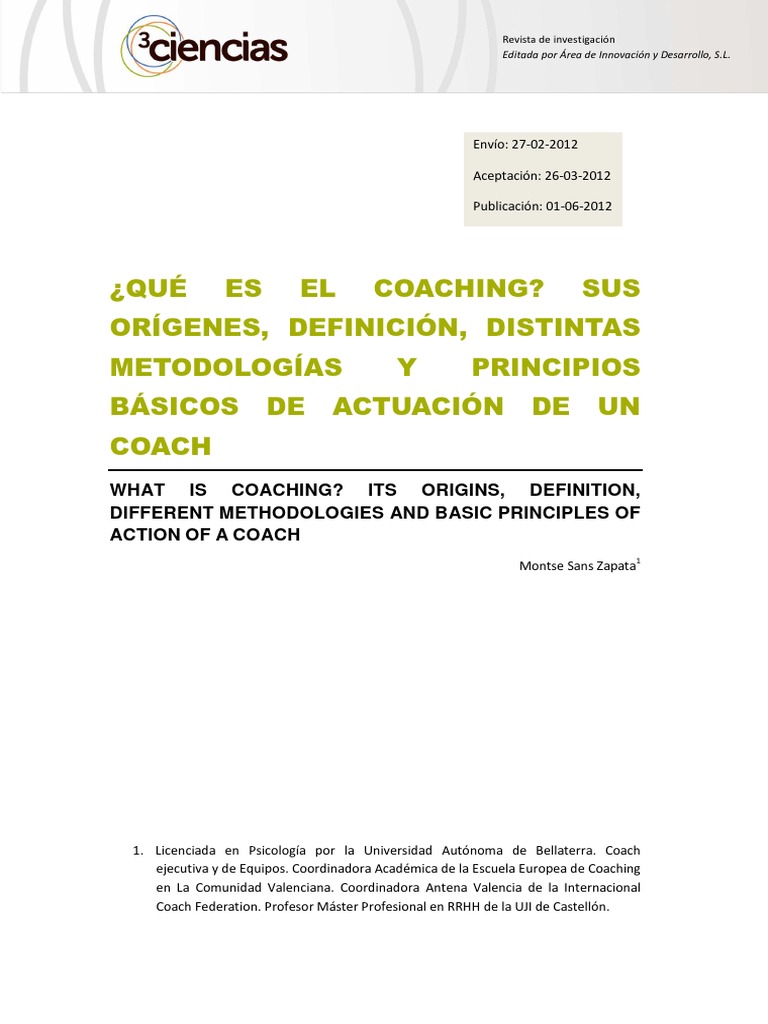3.que Es Coaching PDF | PDF