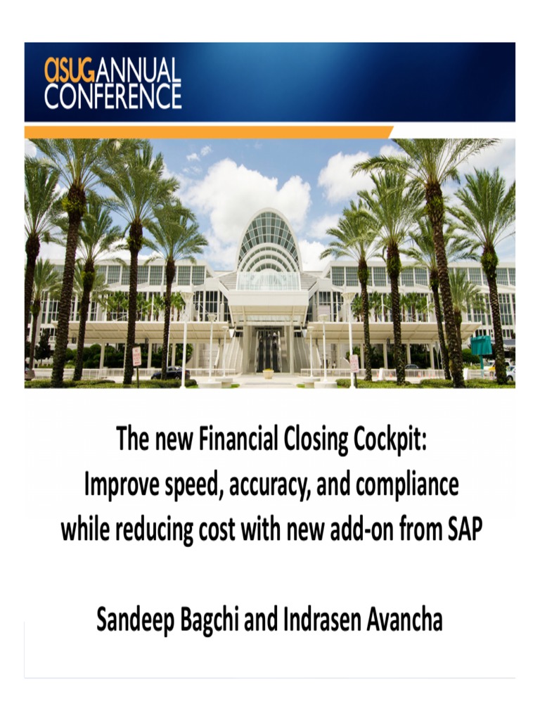 2501-The New Financial Closing Cockpit - Improve Speed, Accuracy, and ...