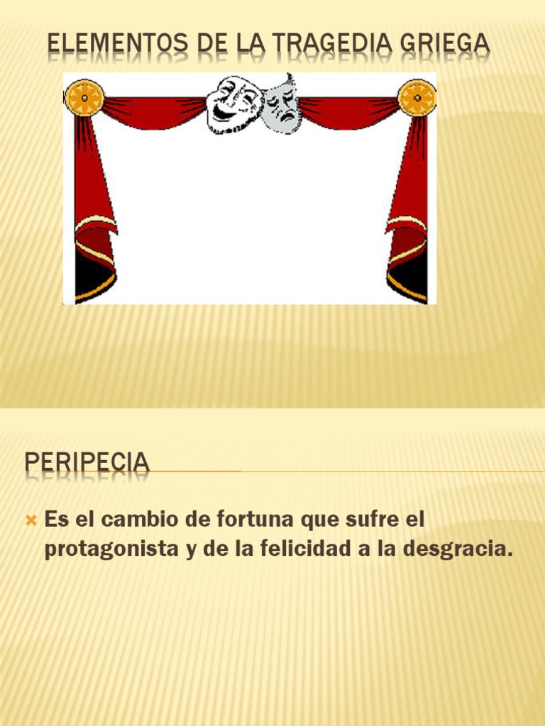 Elementos Clave de la Tragedia Griega | PDF