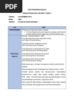 TEKS PENGACARAAN Program Kesedaran Anti Buli Dan Gangguan Seksual | PDF