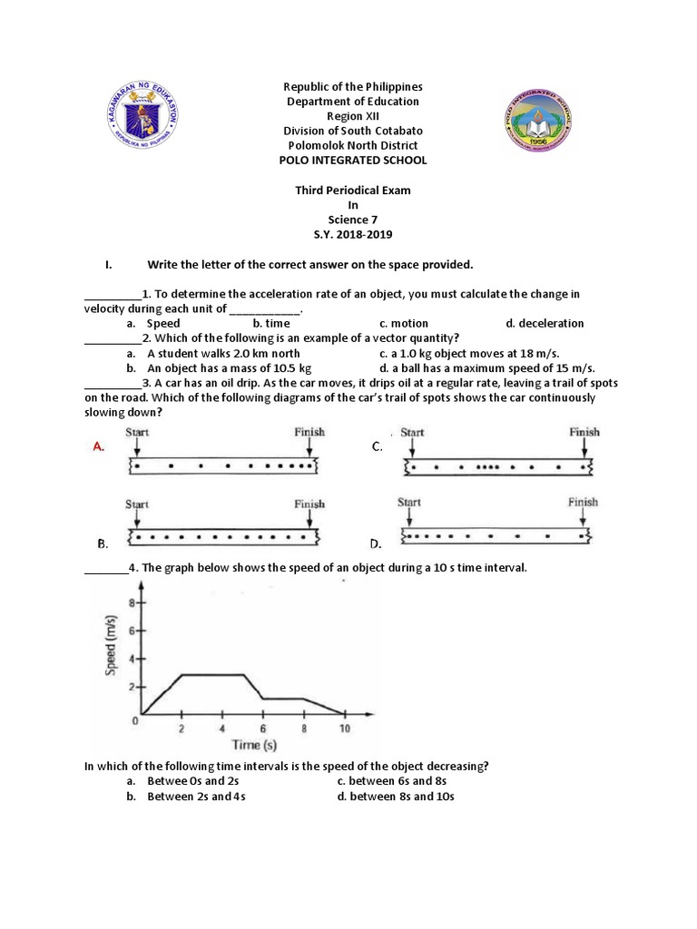 Science 7 Third Quarter Exam | PDF