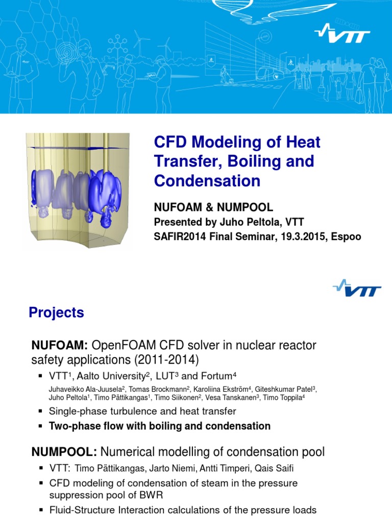 CFD Modeling of Heat Transfer, Boiling and Condensation: Nufoam ...