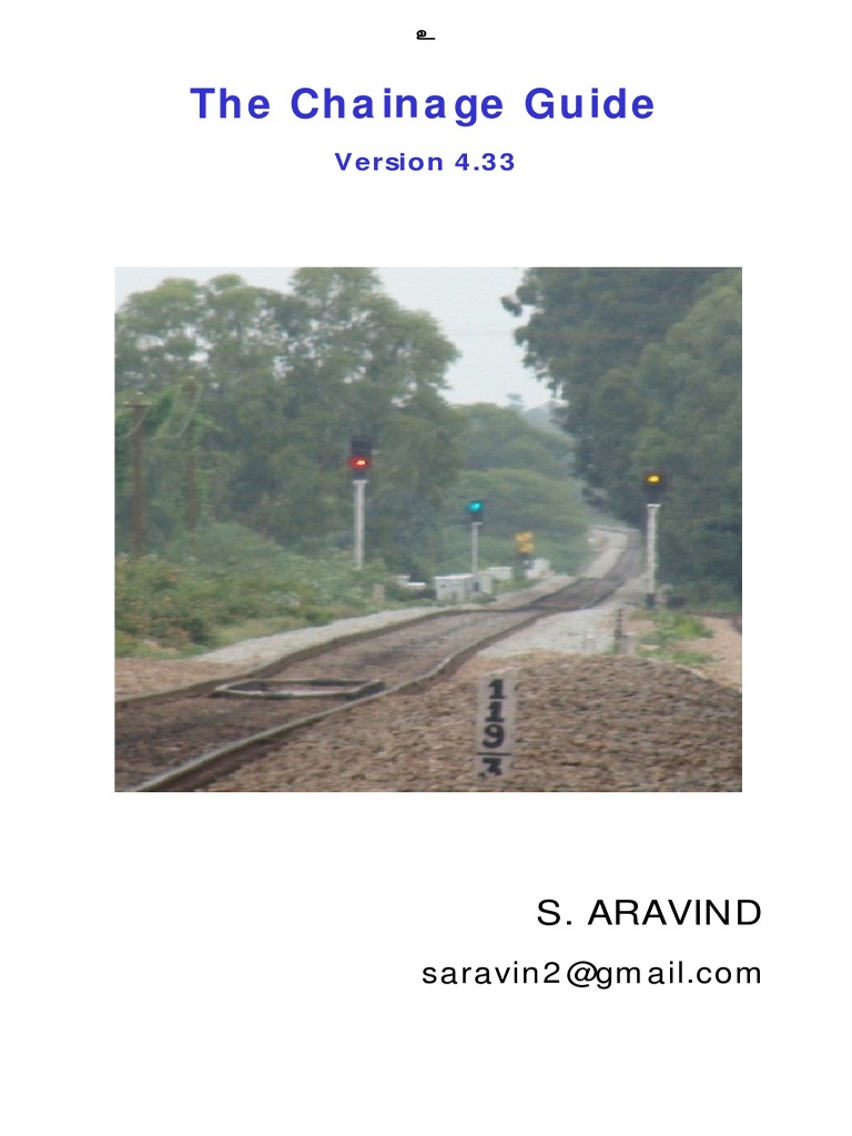 Chainage v4.33 | PDF | Rail Transport | Business