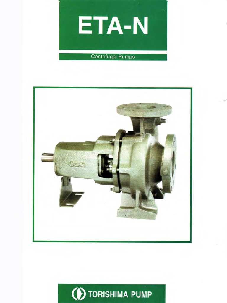 Torishima Centrifugal Pump - ETA-N PDF | PDF