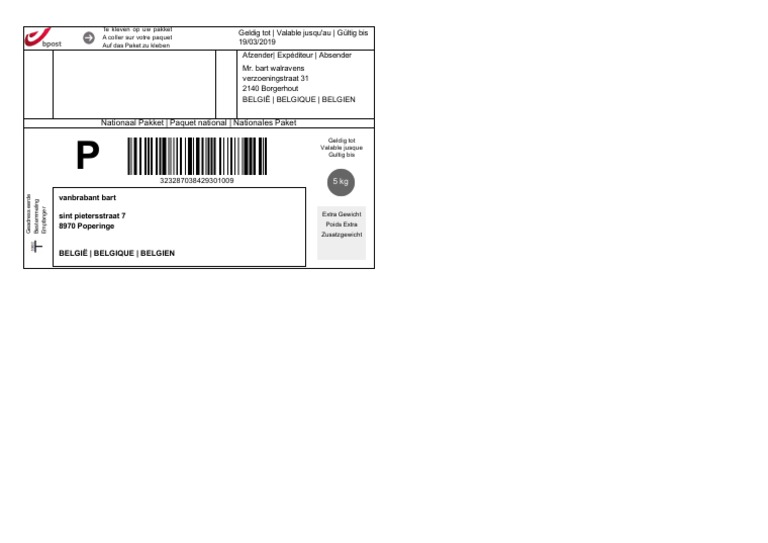 Nationaal Pakket - Paquet National - Nationales Paket | PDF