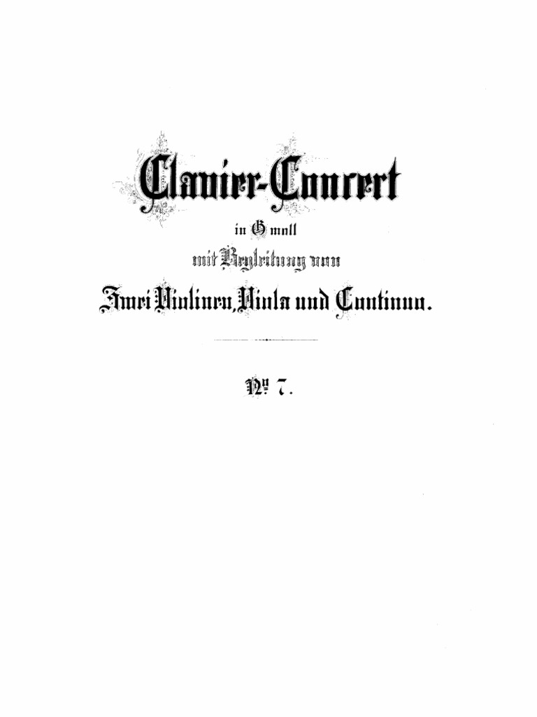 IMSLP02262-Bach - BGA - BWV 1058 | PDF