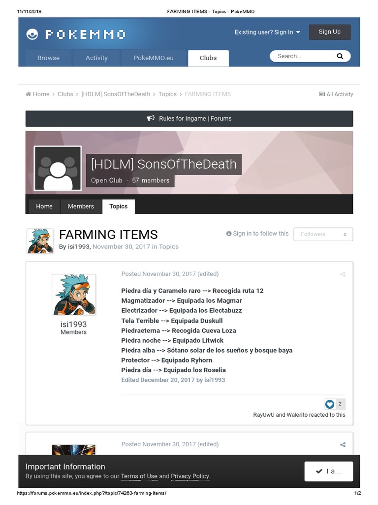 PokeMMO Item Farming Guide | PDF | Nature