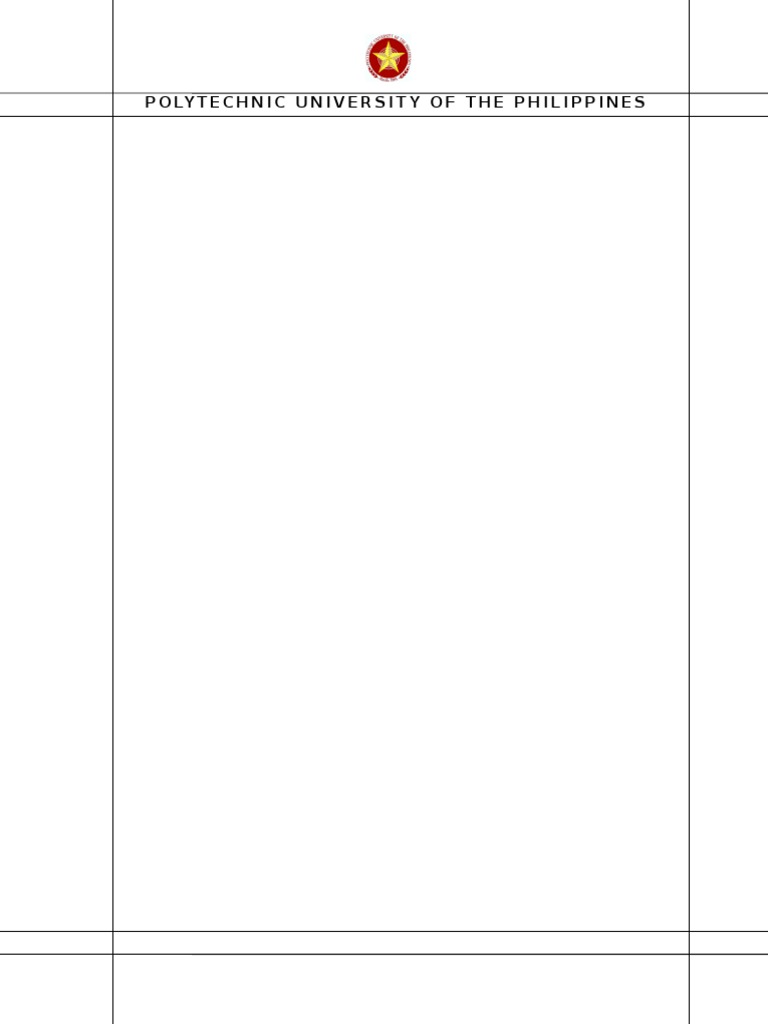 Polytechnic University of The Philippines | PDF