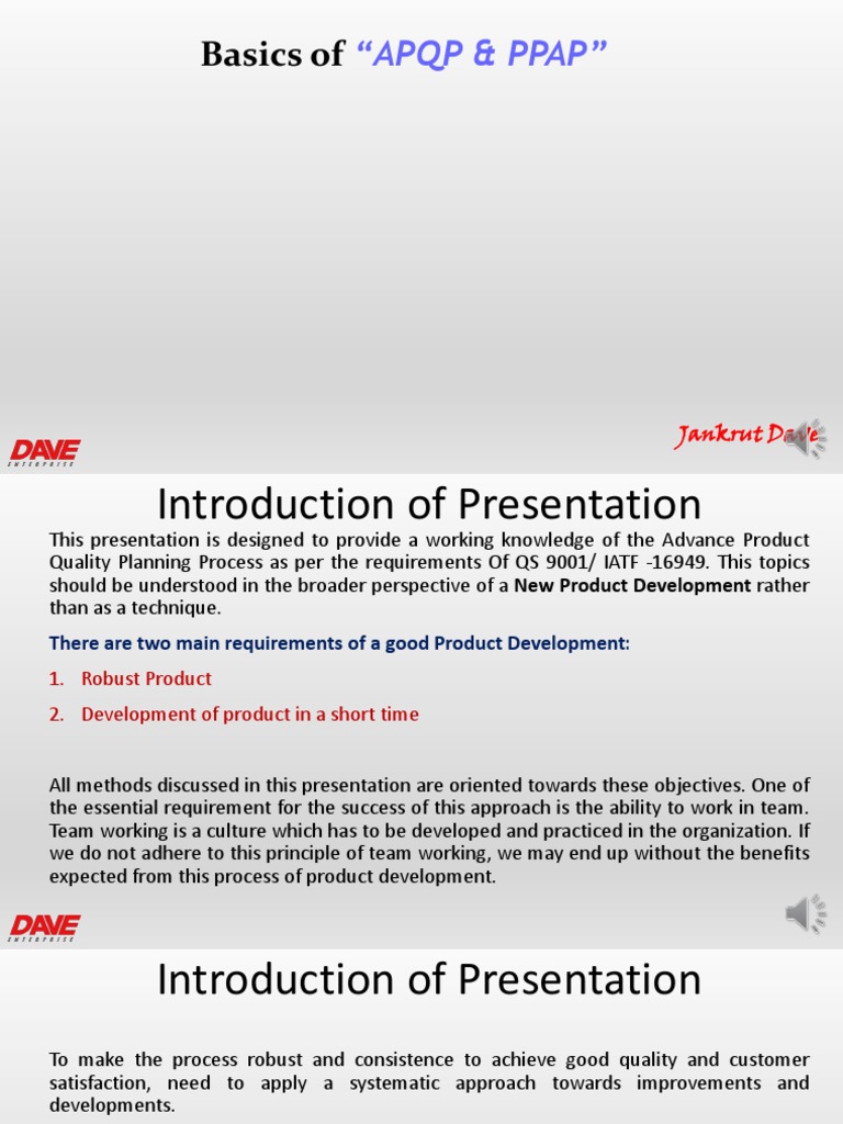 Apqp & Ppap | PDF | Reliability Engineering | Specification (Technical ...