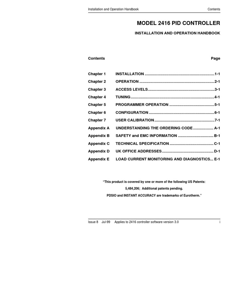 2416 Manual | PDF | Relay | Parameter (Computer Programming)
