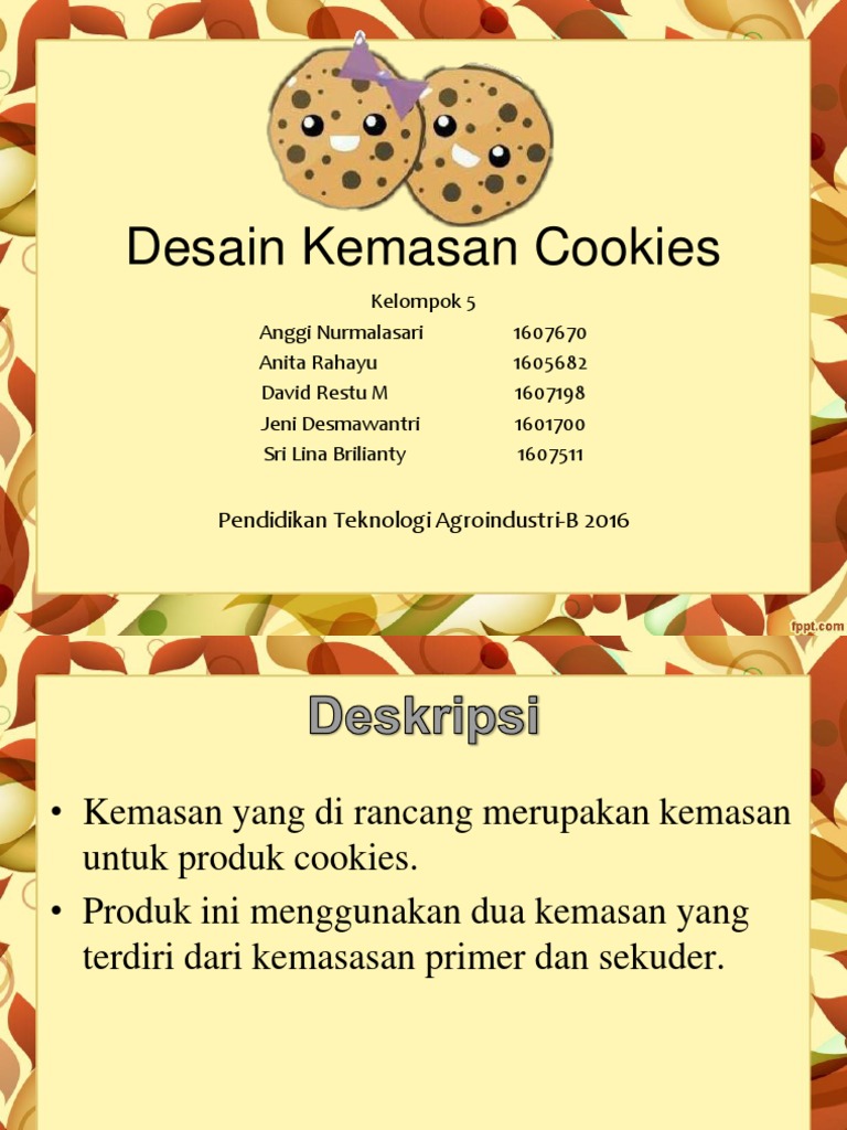 Desain Kemasan Cookies | PDF