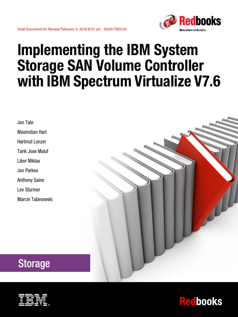IBM SVC Bestr Parctices MAY18 - sg247521 | PDF | Secure Shell | Digital Technology