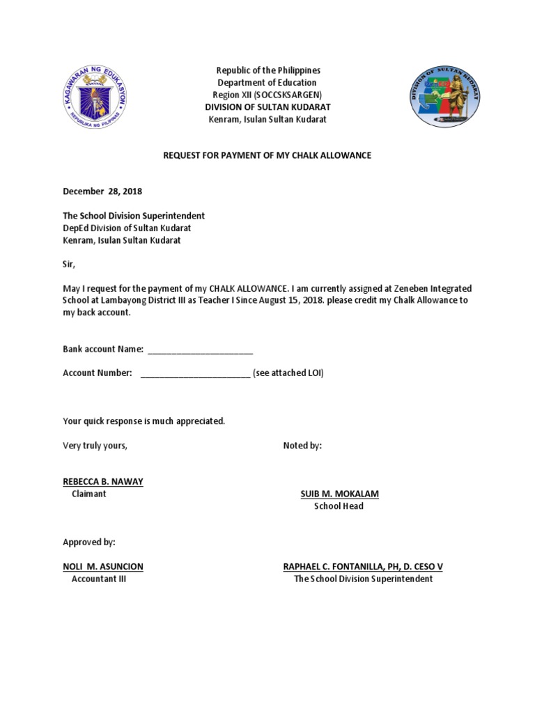 Pei Request Letter | PDF | Behavior Modification