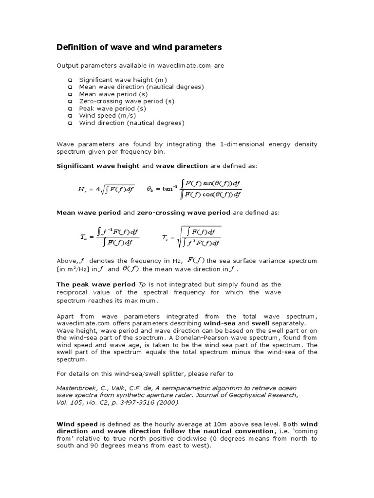 Definition Parameters | PDF | Science & Mathematics | History