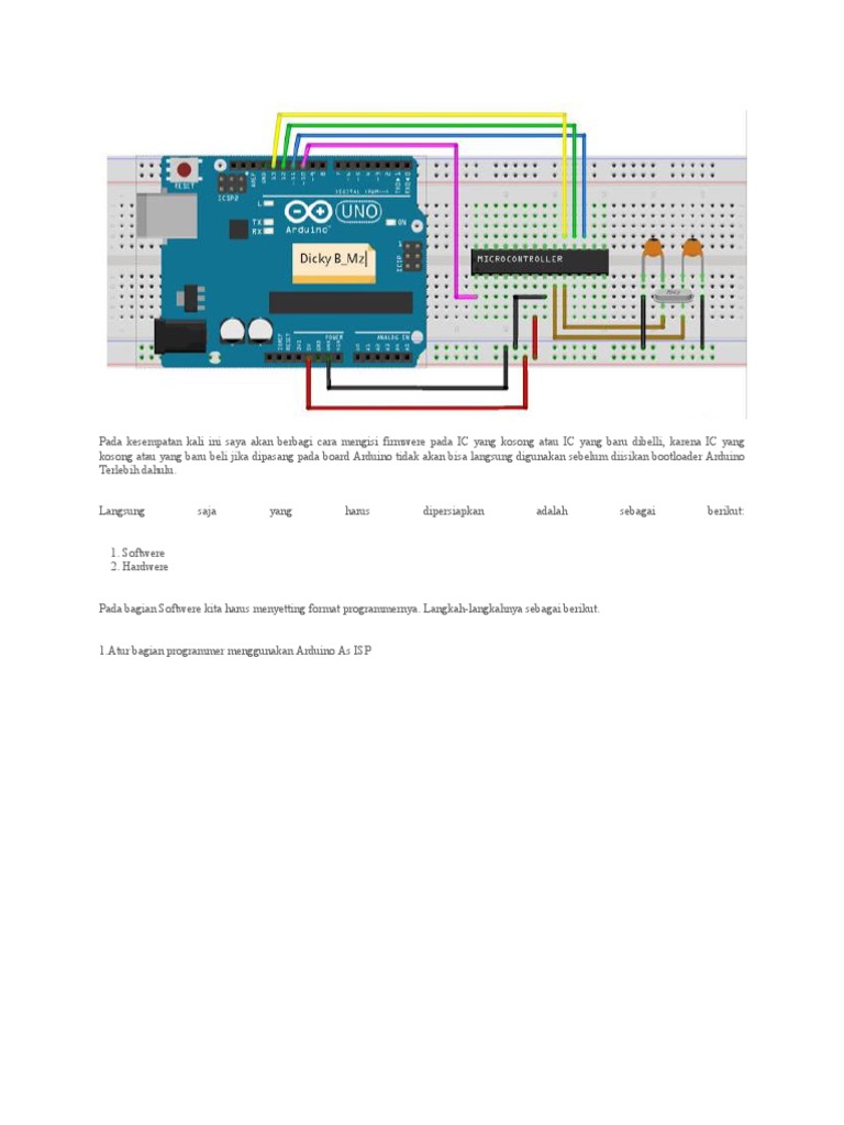 Cara Mengisi Program Arduino Yang Kosong | PDF | Arduino | Arsitektur Komputer