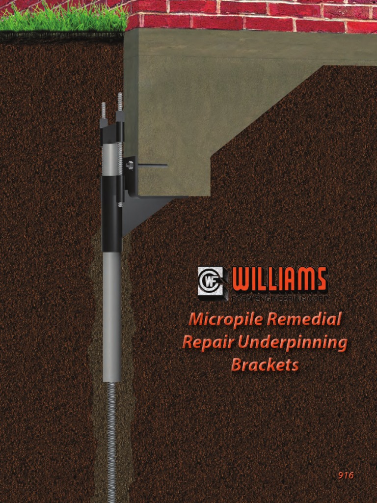Micropile Underpinning Brackets PDF | PDF | Deep Foundation | Solid ...