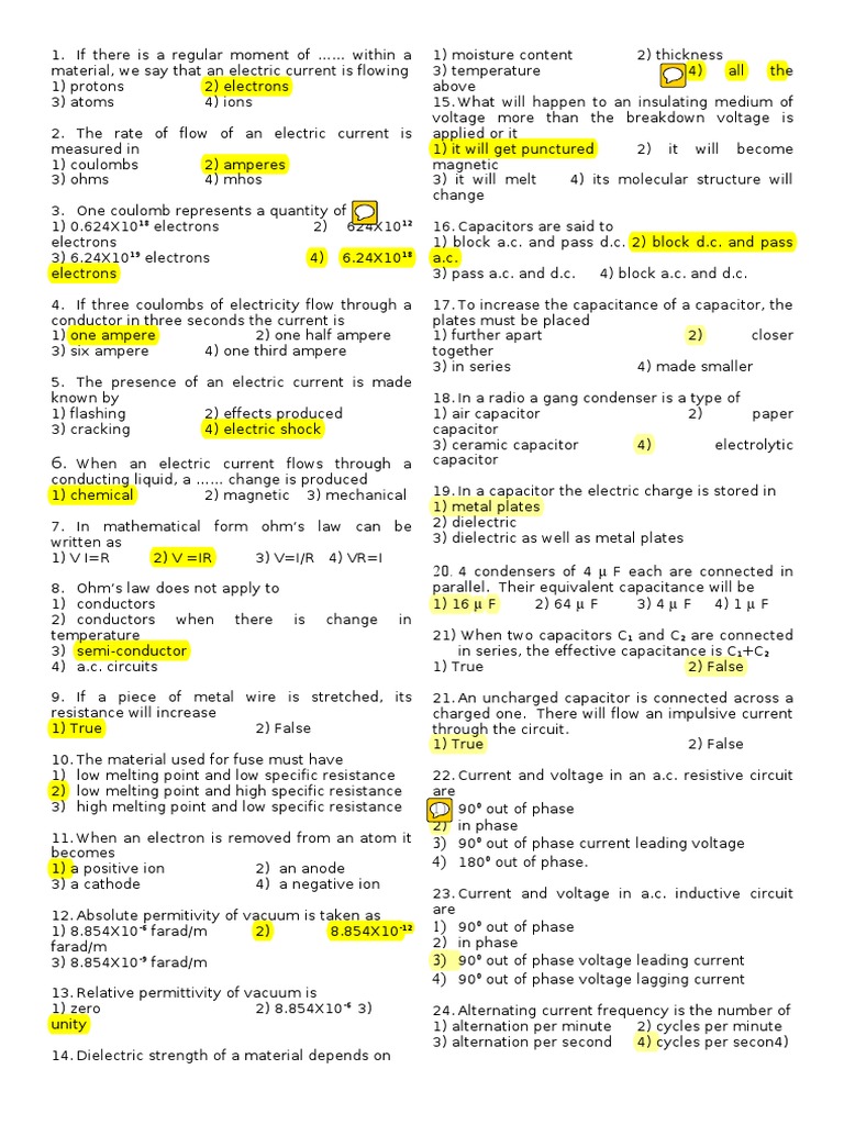 Mod 05 - Digi-Elect | PDF | Transformer | Capacitor