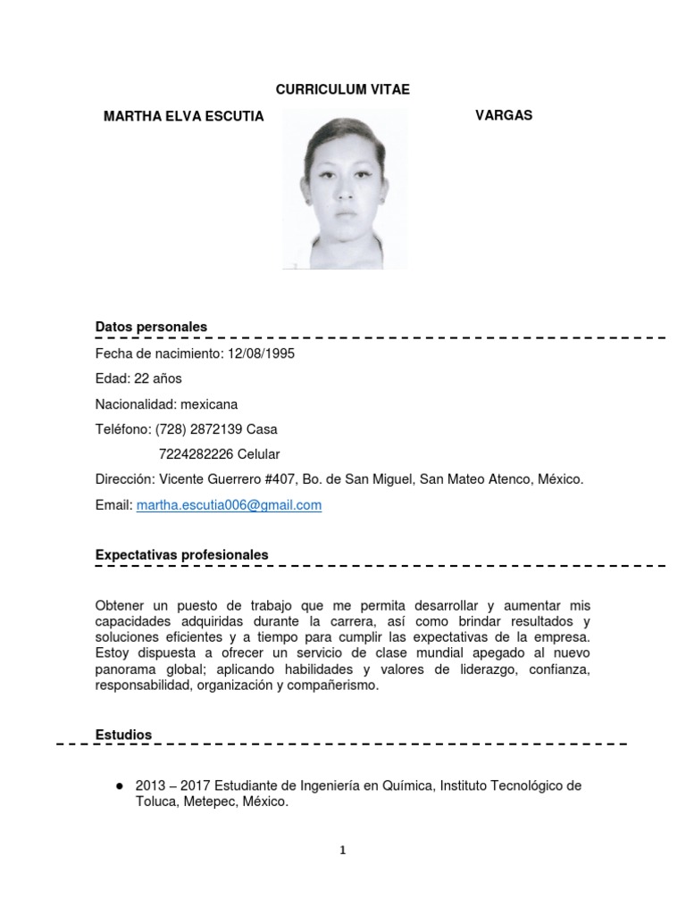 CV Martha Eev | PDF