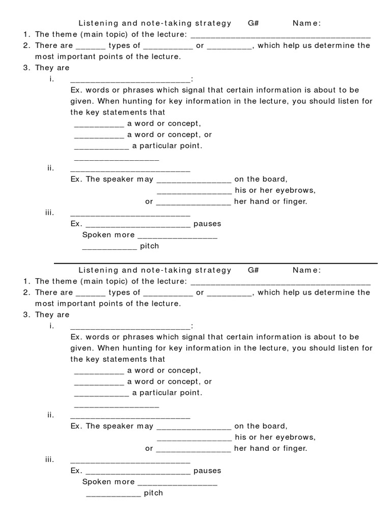 Identifying Important Points Lecture | PDF